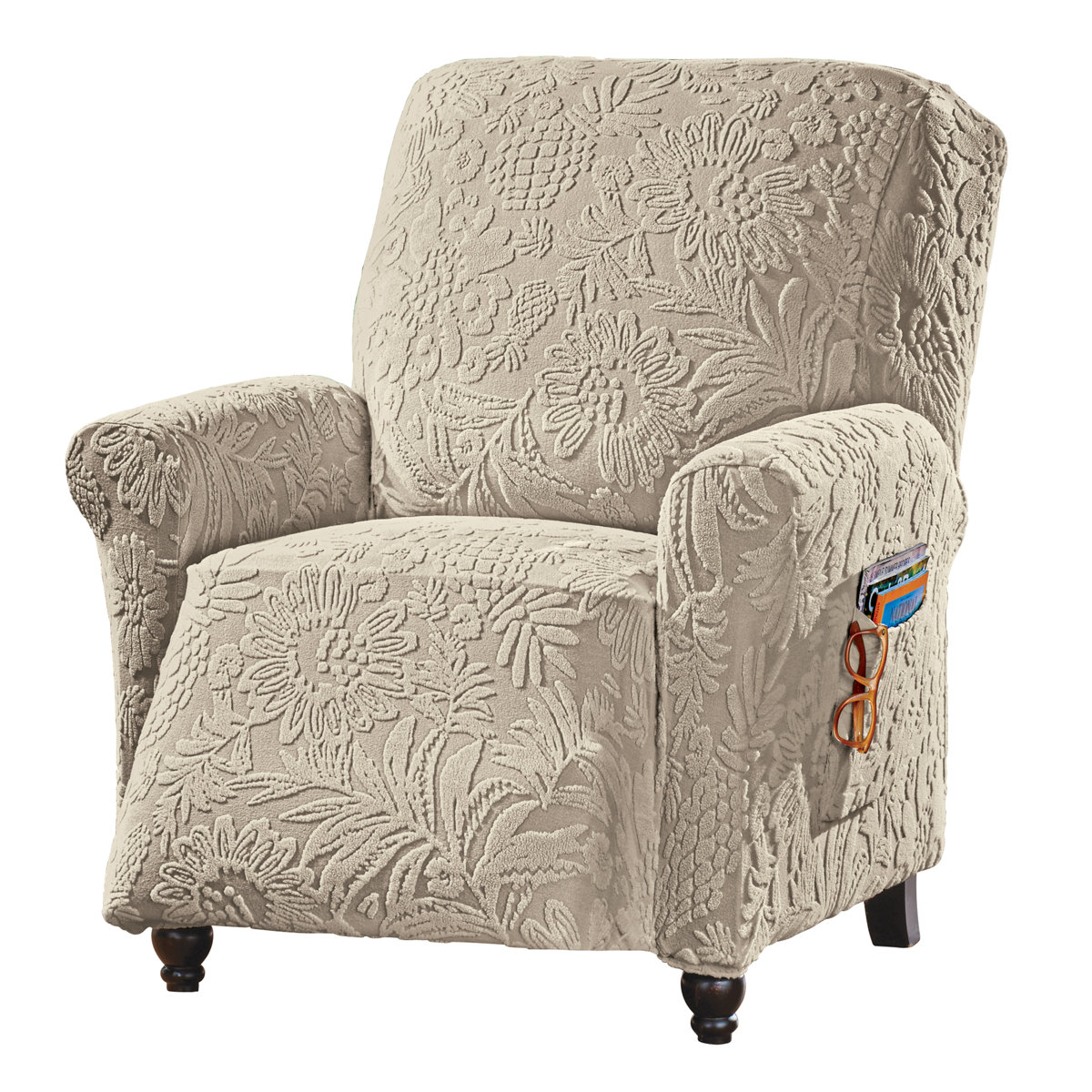 Winston Porter Polyester Box Cushion Armchair Slipcover & Reviews | Wayfair