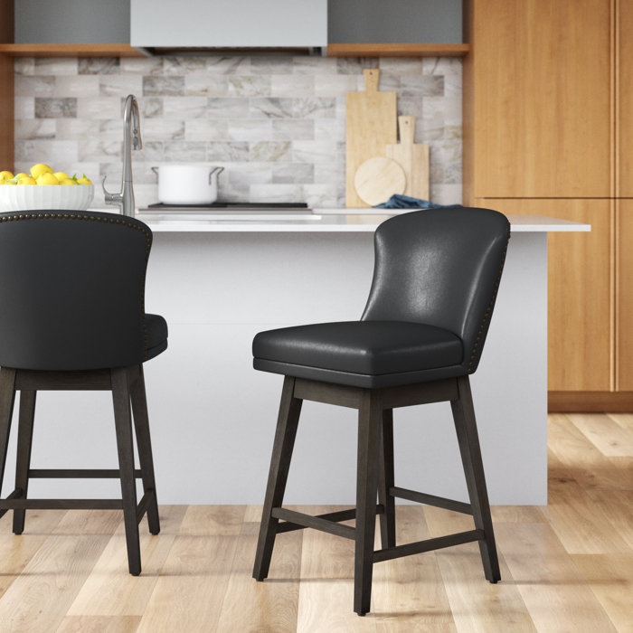 Wade Logan® Azena Swivel 26'' Counter Stool & Reviews | Wayfair