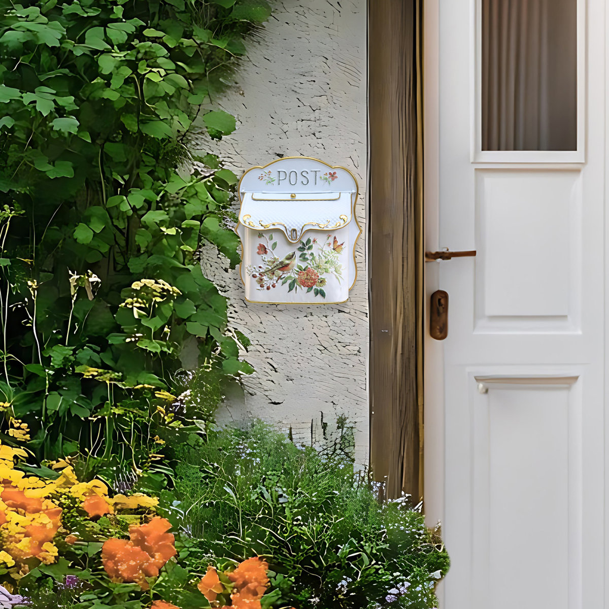 ALL CHIC HOME AND GARDEN LIMITED Hainesville Locking Vintage Wall ...