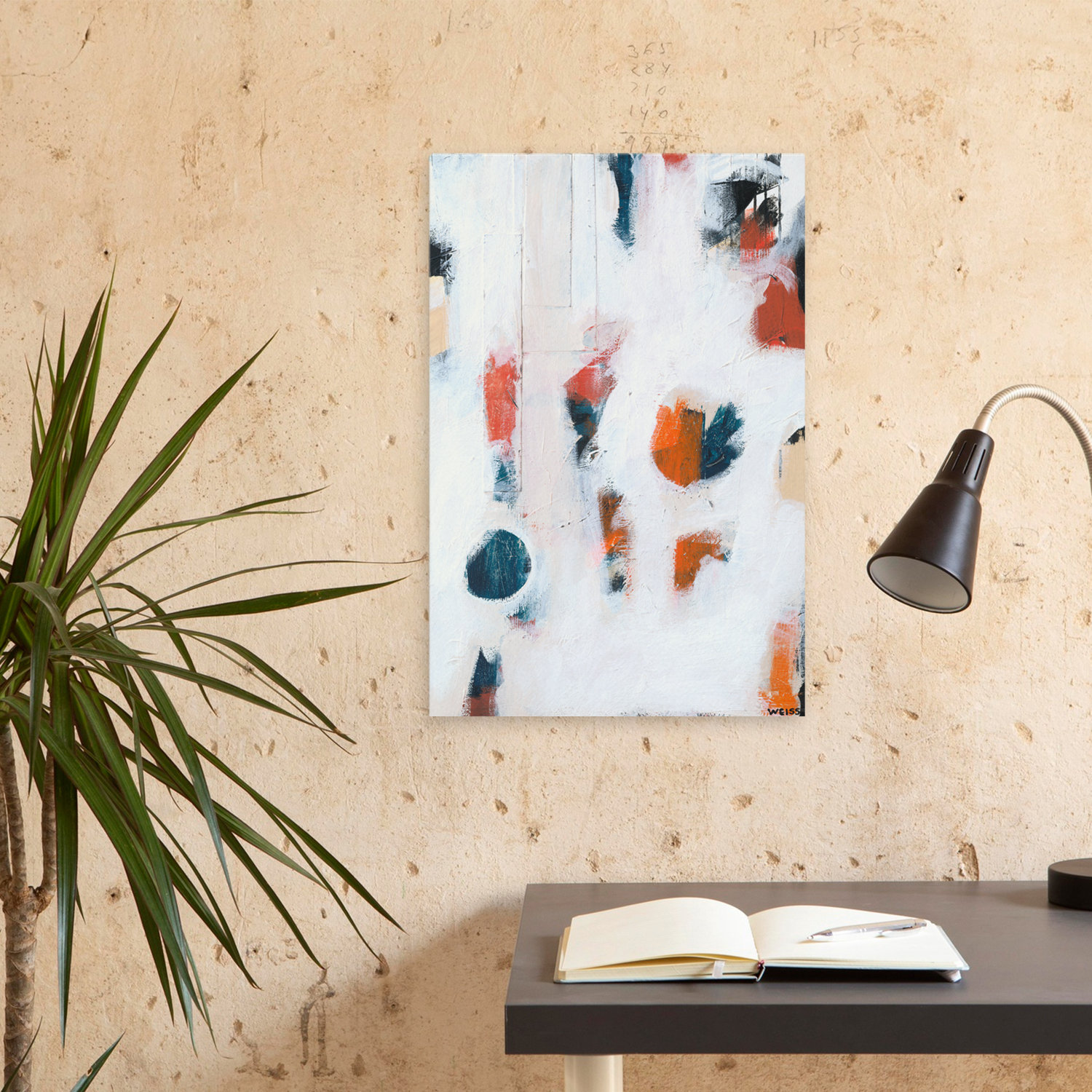 Ivy Bronx Outside Over There 1 - Abstracts Contemporary Art | Wayfair