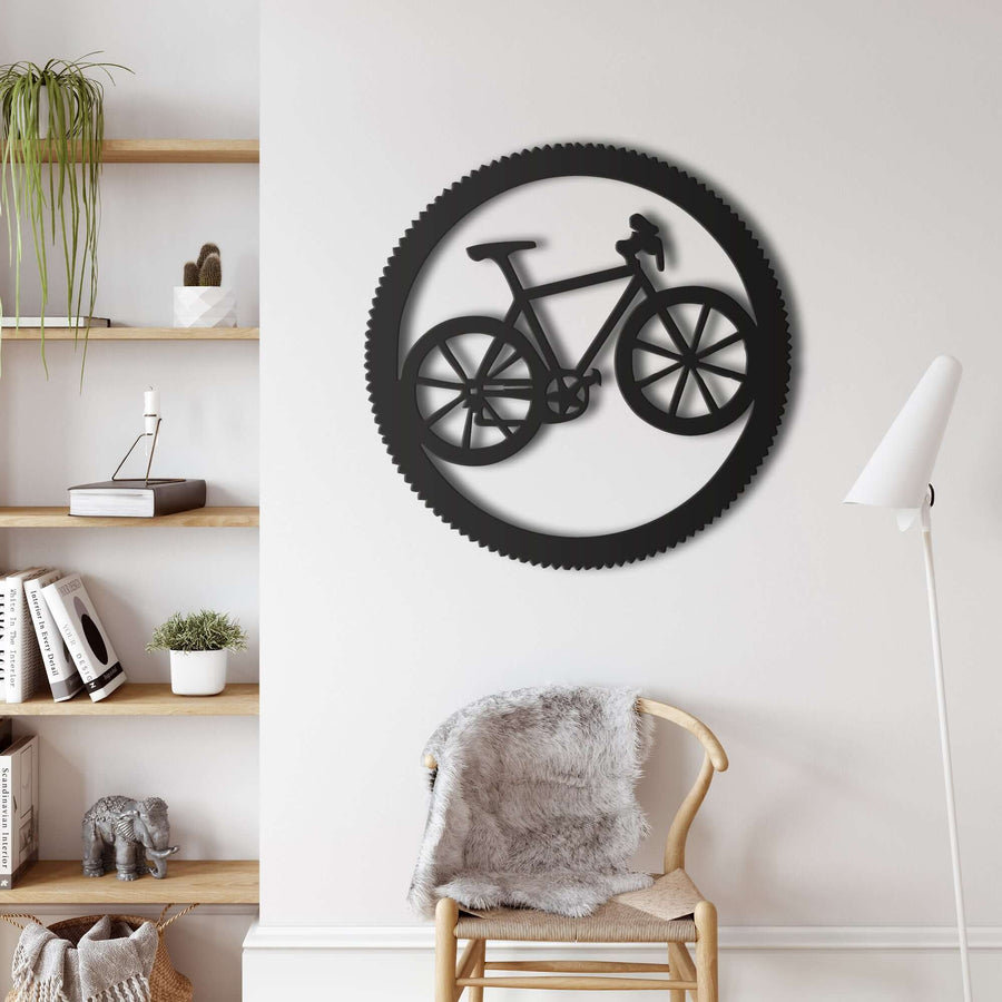 Millwood Pines Bike Metal Wall Art, Vintage Bicycle Wall Decor ...