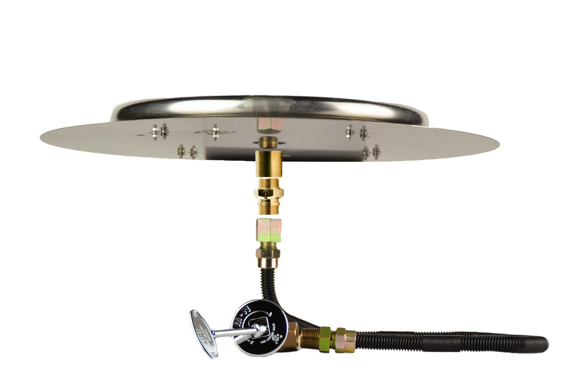 Dreffco Stainless Steel Fire Pit Burner Pan & Ring with Premium ...