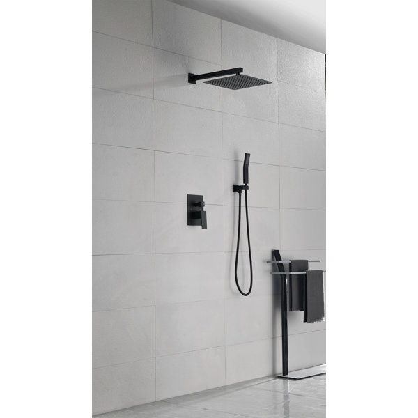 ACME Furniture Thermostatic Complete Shower System, Wall Mounted Shower ...