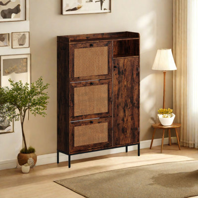 Diagone Adam 40 Pair Shoe Storage Cabinet & Reviews | Wayfair
