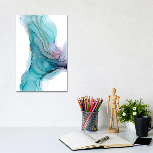 Metro Lane Blue Haze by Monet & Manet Art Studio - Wrapped Canvas ...
