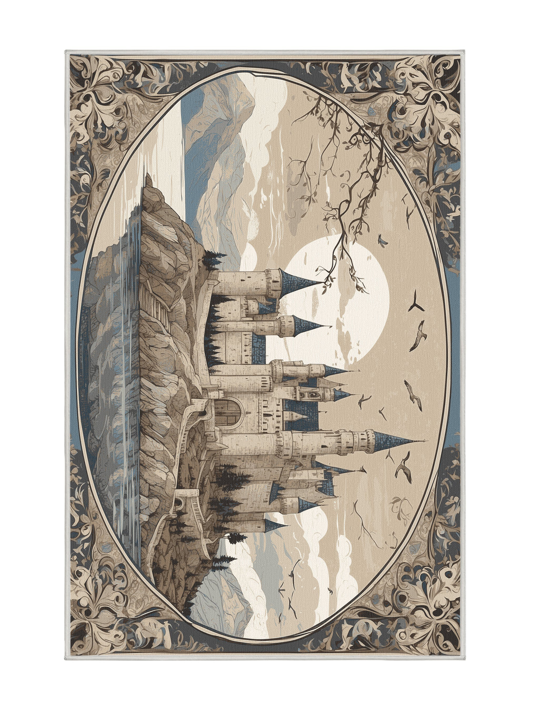 East Urban Home Ethereal Castle Rug | Wayfair