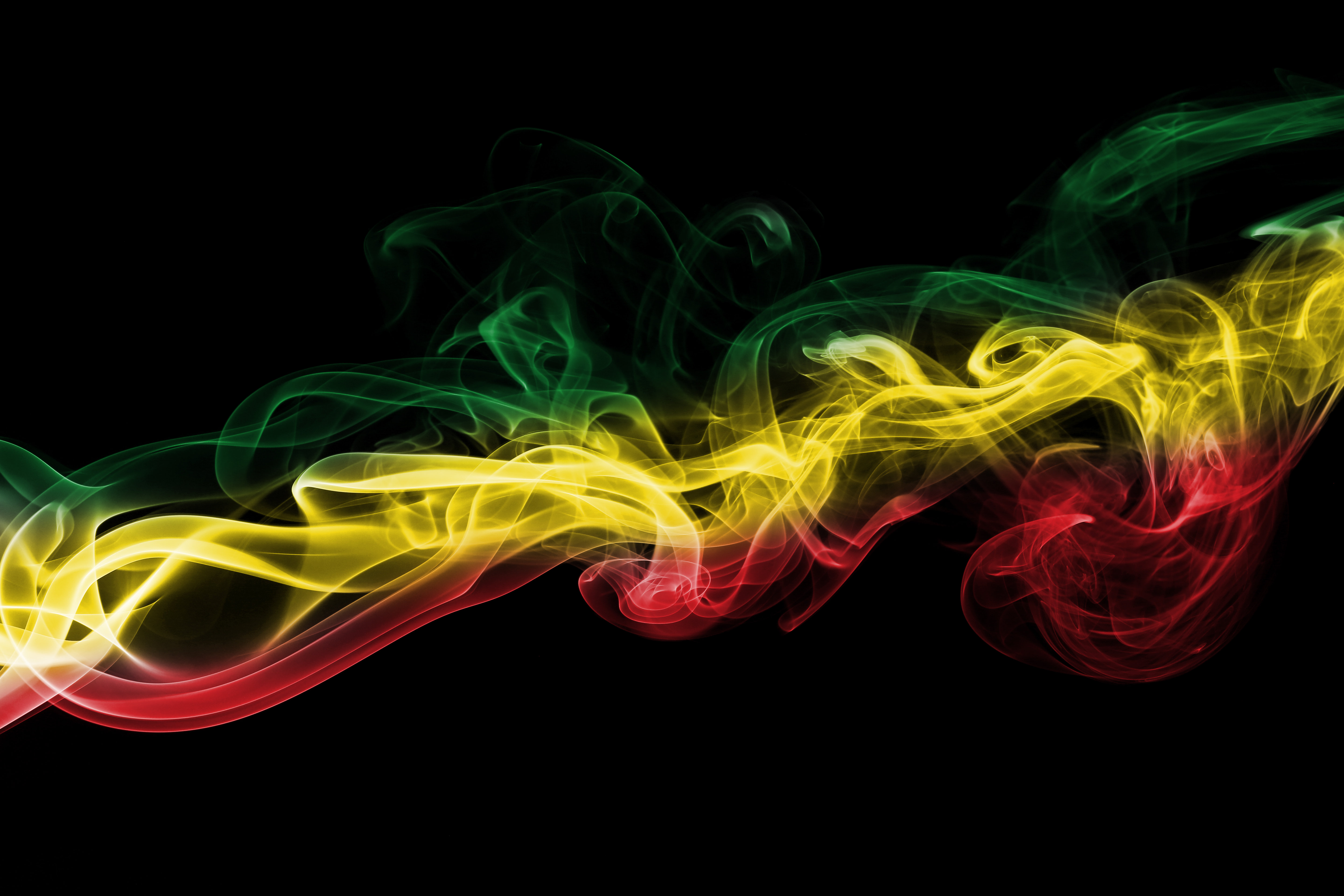 Wrought Studio™ Eleisha Ethiopia National Smoke Flag by Vladm - Wrapped ...