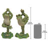 Design Toscano Set of 2 Boogie Down, Dancing Frog Statue & Reviews ...