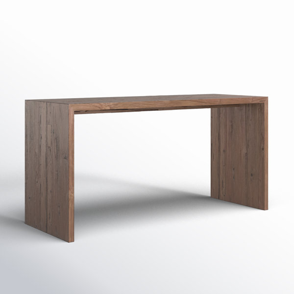 Dovetail Furniture Chilton 60-Inch Rectangular Reclaimed Teak Waterfall ...