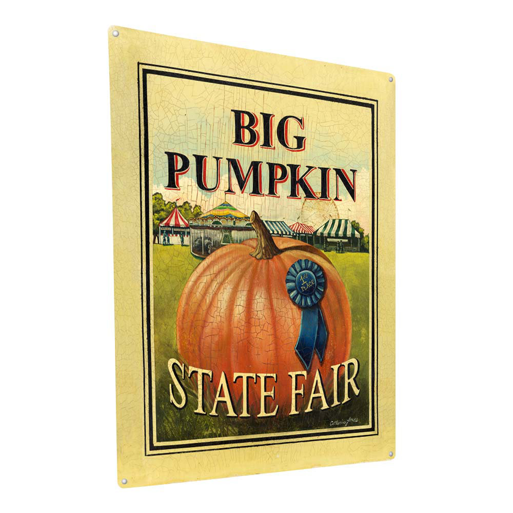 Trinx Big Pumpkin State Fair Metal Sign - Wayfair Canada