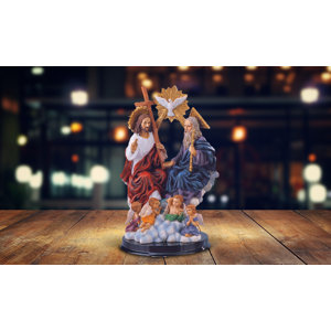 Trinx 5"H Holy Trinity Father, Son, and Holy Spirit Figurine Unique ...
