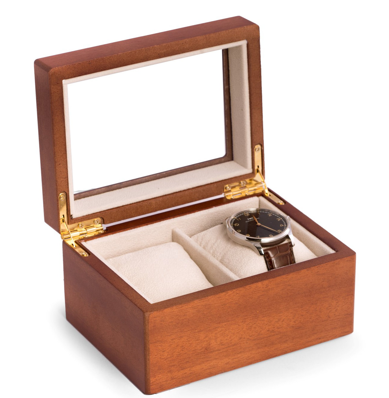 Charlton Home Wood 2 Watch Box - Wayfair Canada