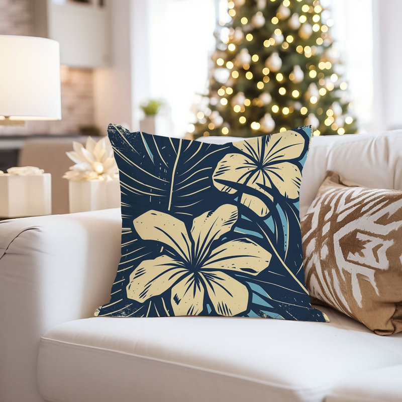 Ethan Taylor Floral Tropical Flowers & Leaves II Hawaiian Tropical ...