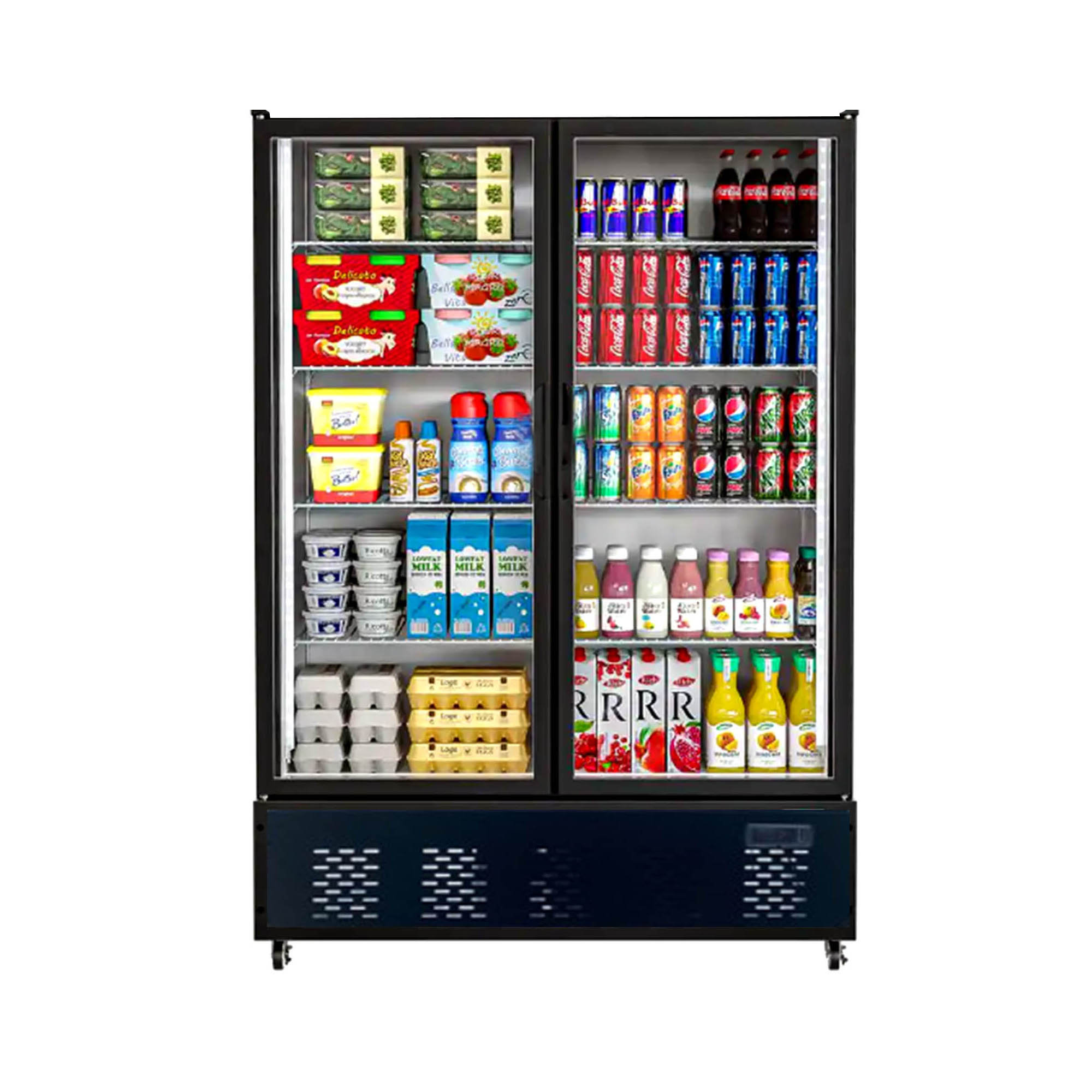 Cooler Depot NSF 41 ins Commercial Merchandising Glass Door Cooler ...