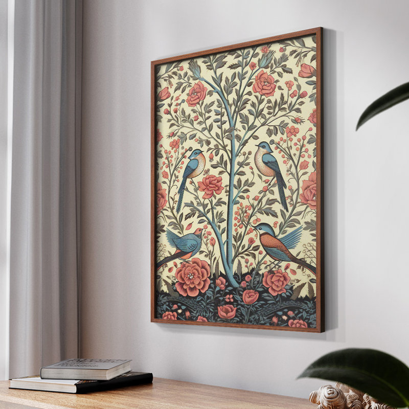 Winston Porter Vintage Abstract Print III -Framed Print | Wayfair