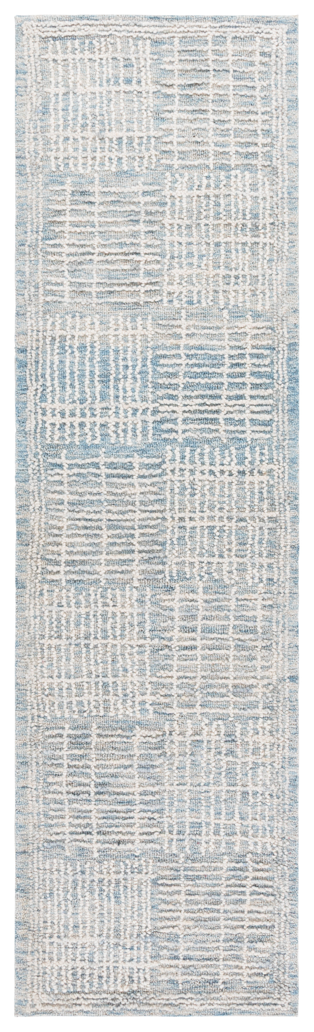 17 Stories Ludena Abstract Hand Tufted Wool Cotton Geometric Rug in ...