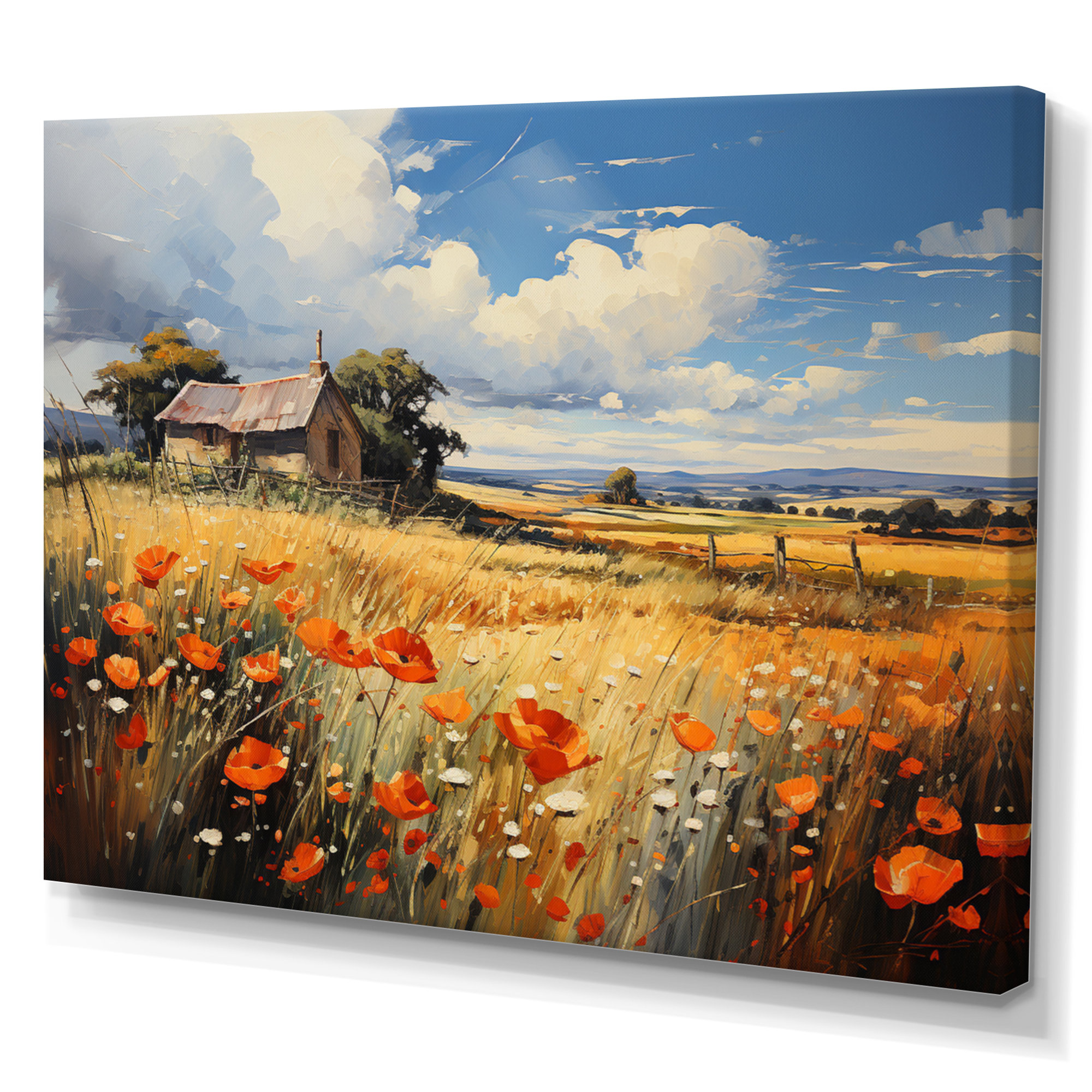 Winston Porter Marshman French Fields of Normandy I - Print | Wayfair