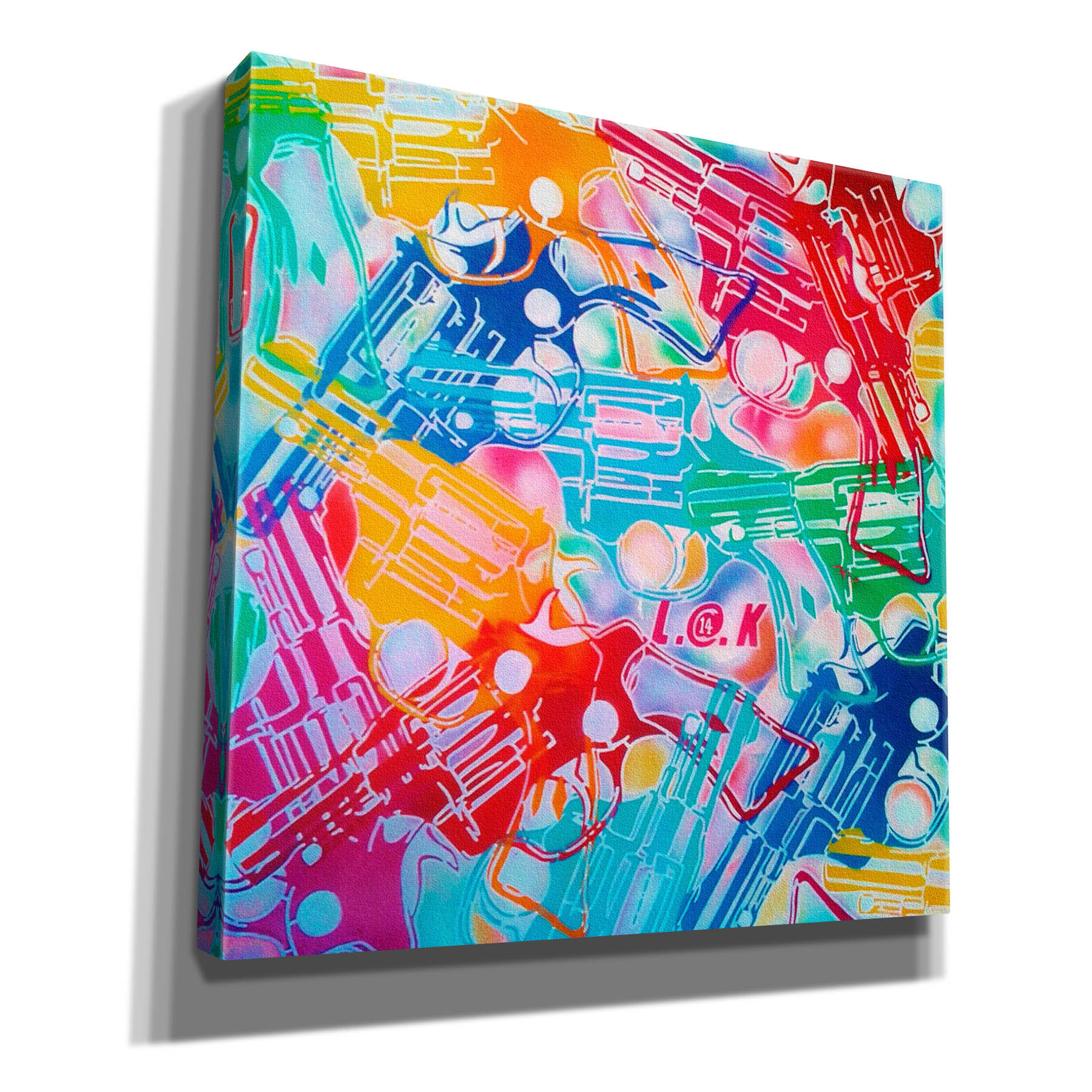 Ivy Bronx " Abstract Pop Guns " by Abstract Graffiti | Wayfair