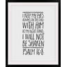 Great Big Canvas 'Psalm 16:8 - Scripture Art' Textual Art & Reviews ...