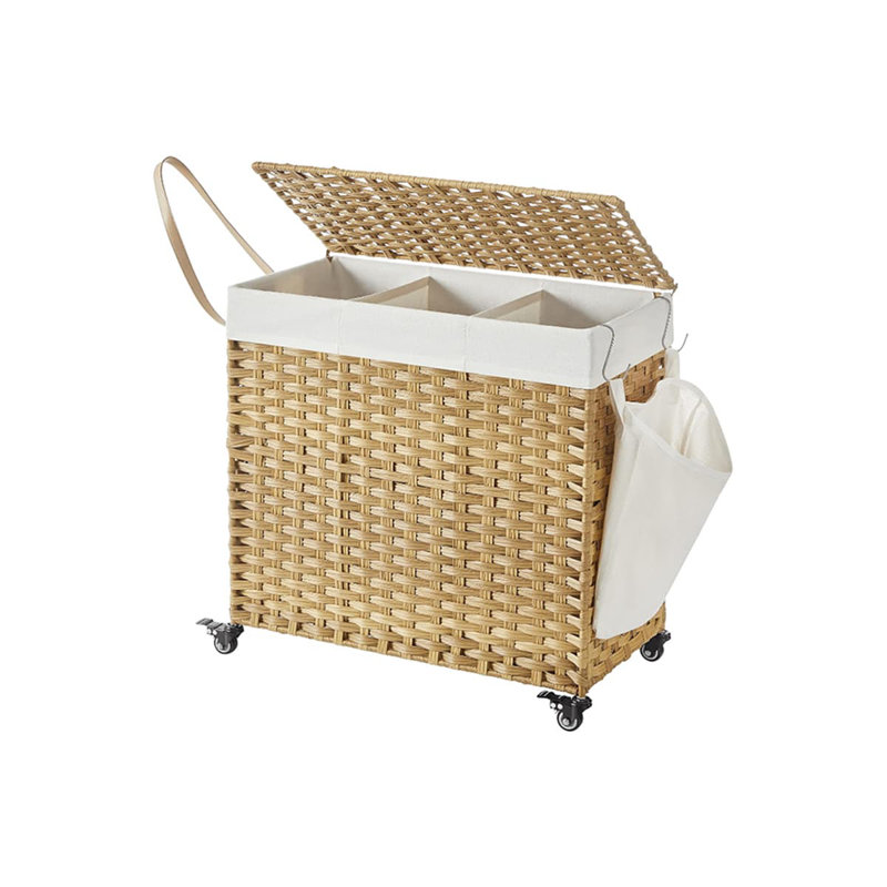 OBDENER Rolling Laundry Hamper with Handles | Wayfair