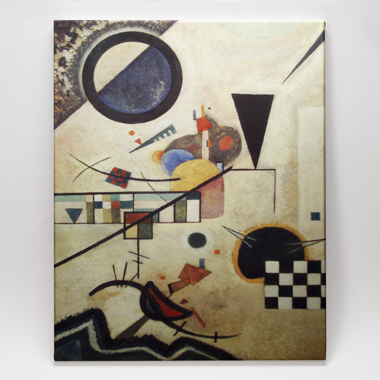 Vault W Artwork Contrasting Sounds 1924 On Canvas by Wassily Kandinsky ...