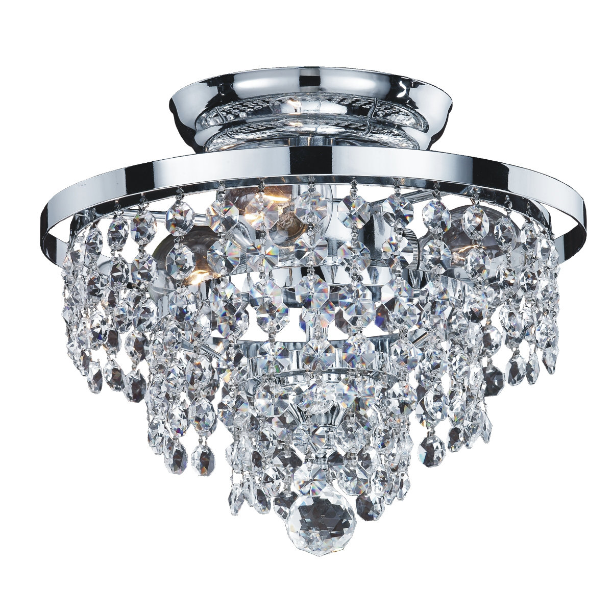 House of Hampton® Delisle 3 - Light 10" Unique/Statement Tiered Semi ...