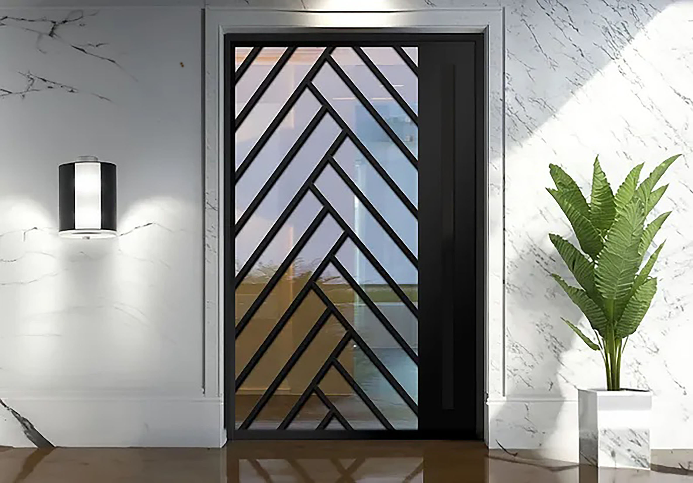 Custom Iron Door Pros Scales Pivot Door - Wayfair Canada