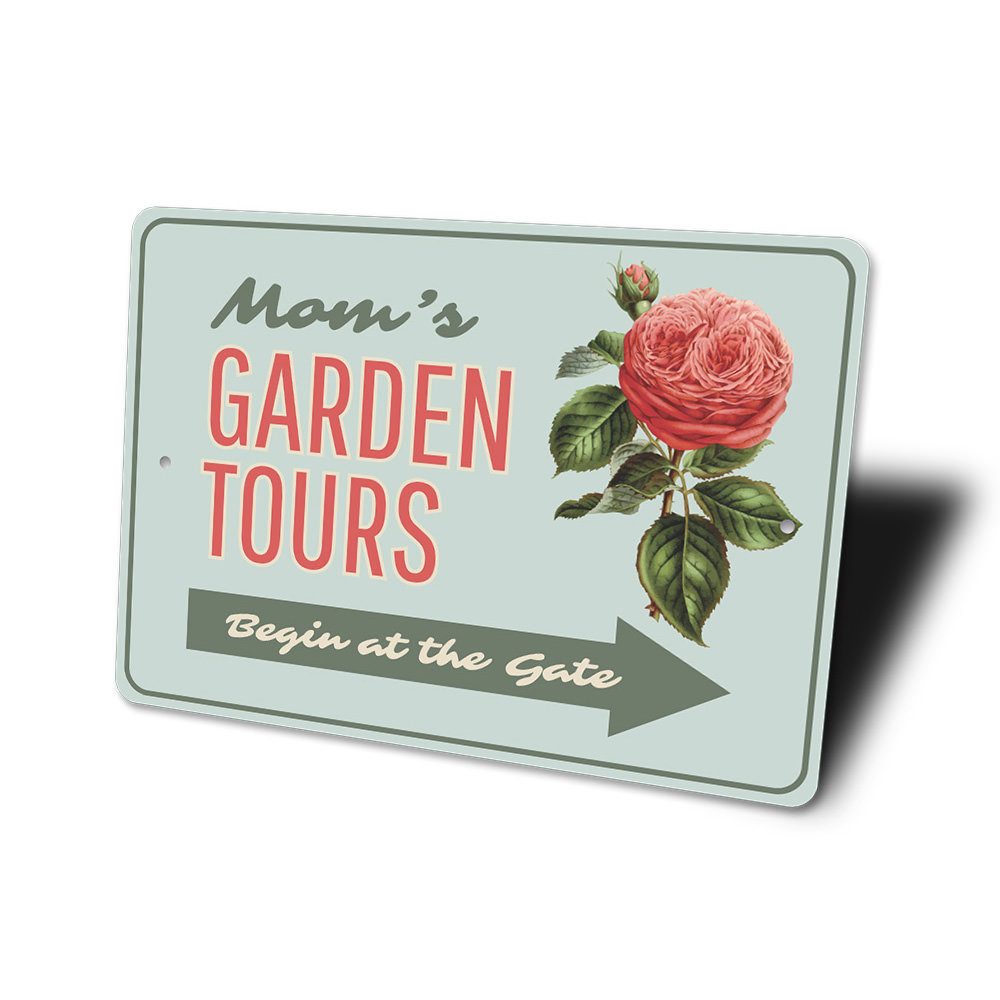 Lizton Sign Shop, Inc Garden Tours Arrow Aluminum Sign | Wayfair