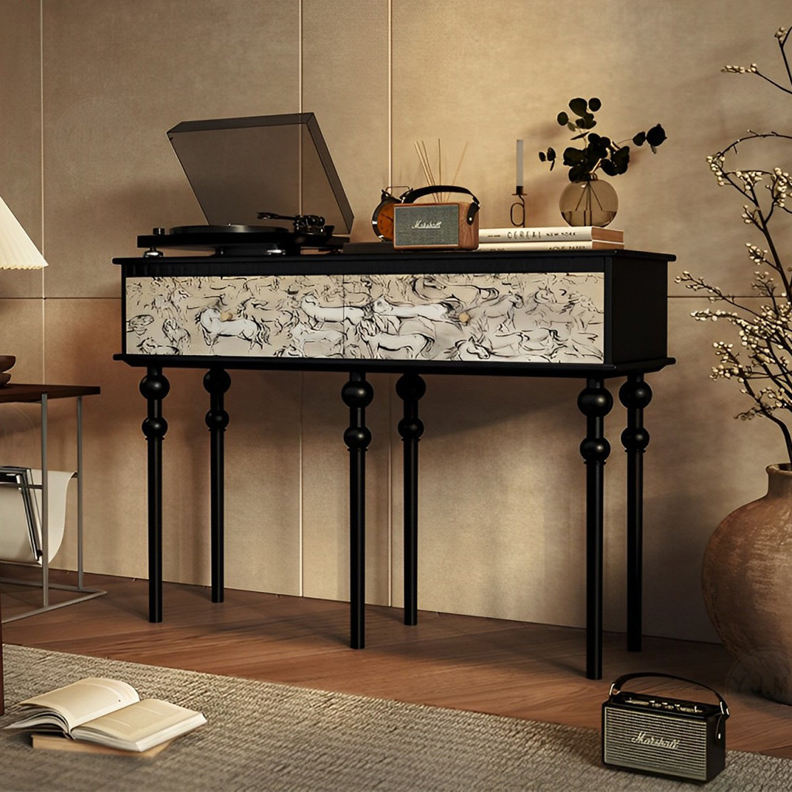 Liu's ink furniture Retro Multifunctional Console Table | Wayfair