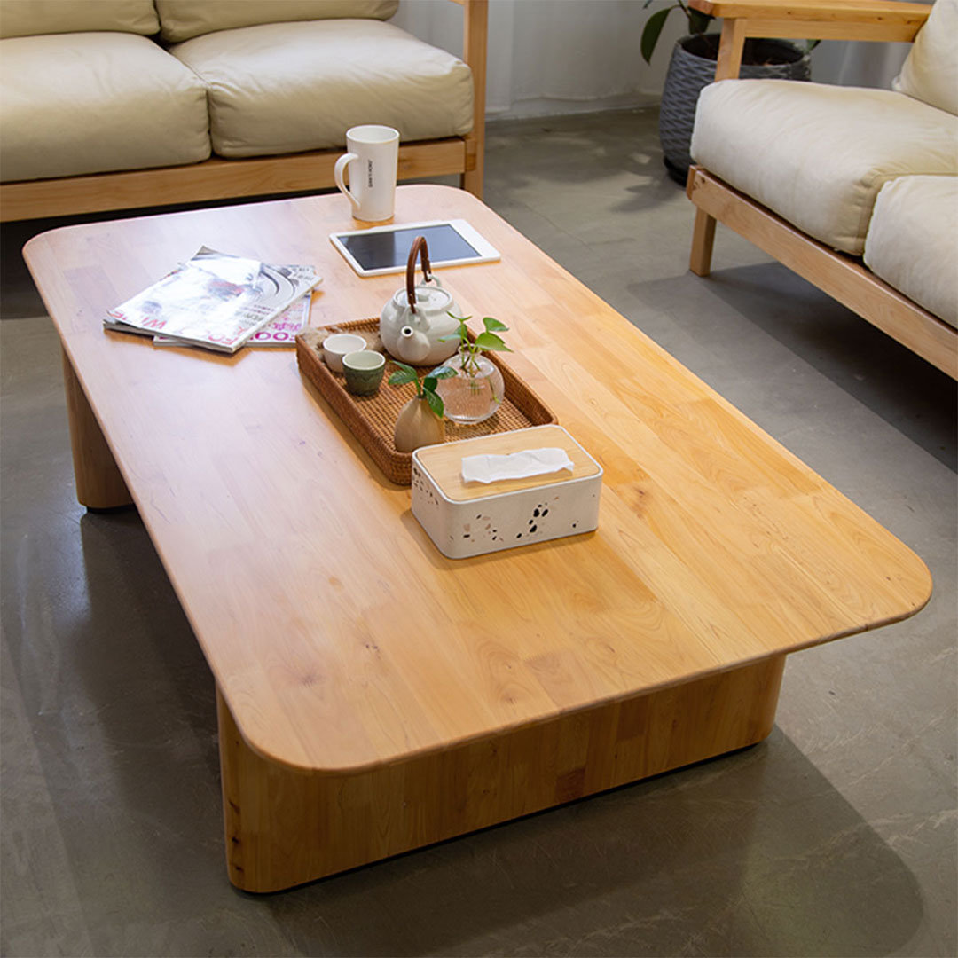 Impulse Wood Burlywood Solid wood Rectangular Coffee Table - Wayfair Canada