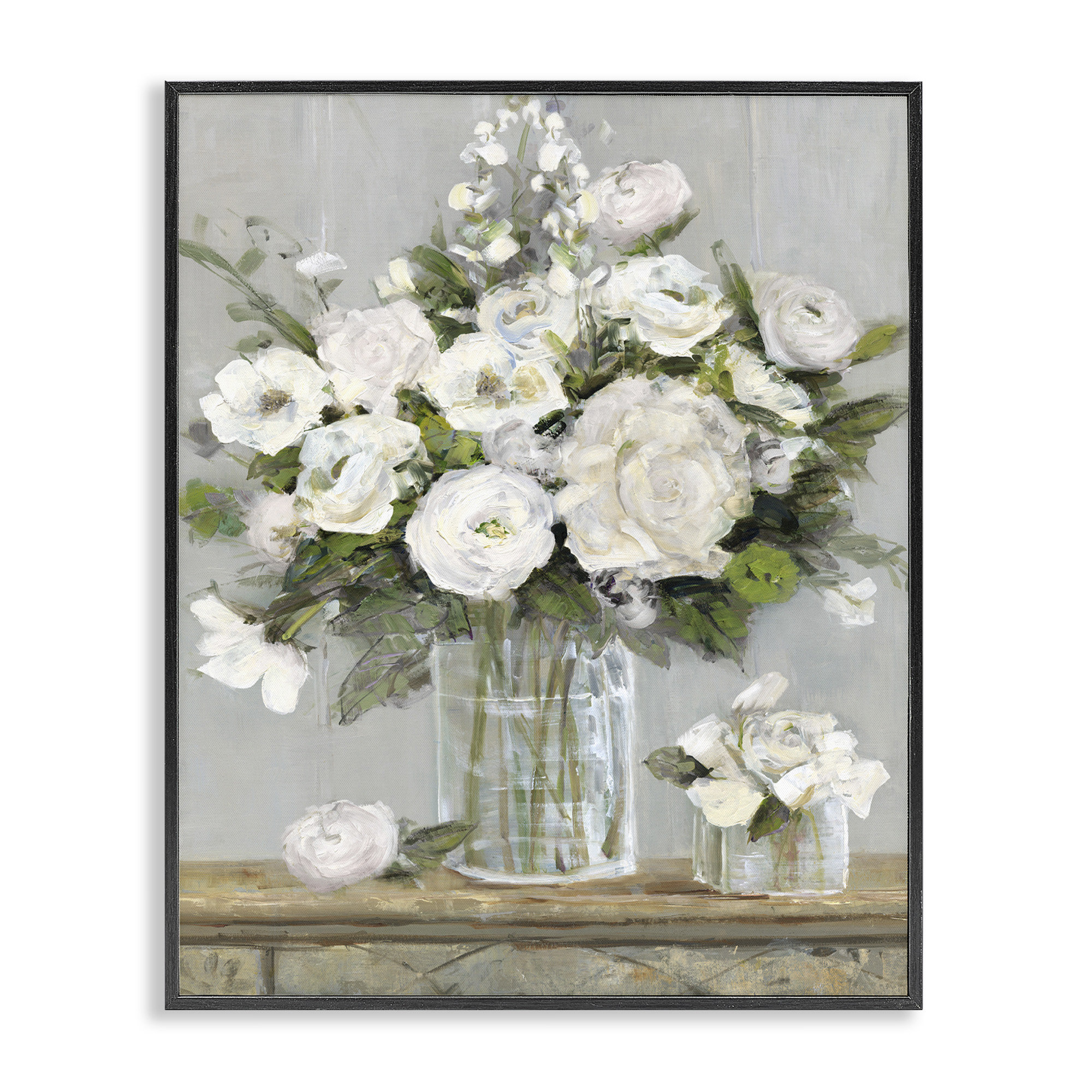 Stupell Industries Country Floral Scene Framed Giclee Art By Sally Swatland | Wayfair