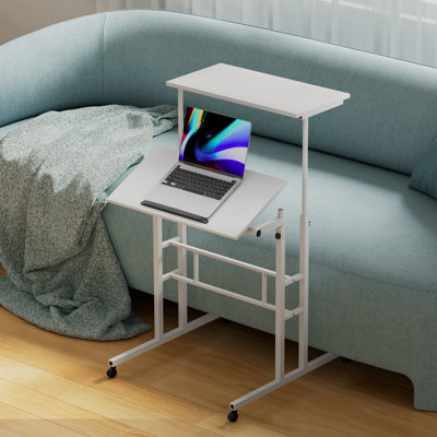 Bring Home Furniture Computer Desk with Tilting Table, Adjustable Small ...