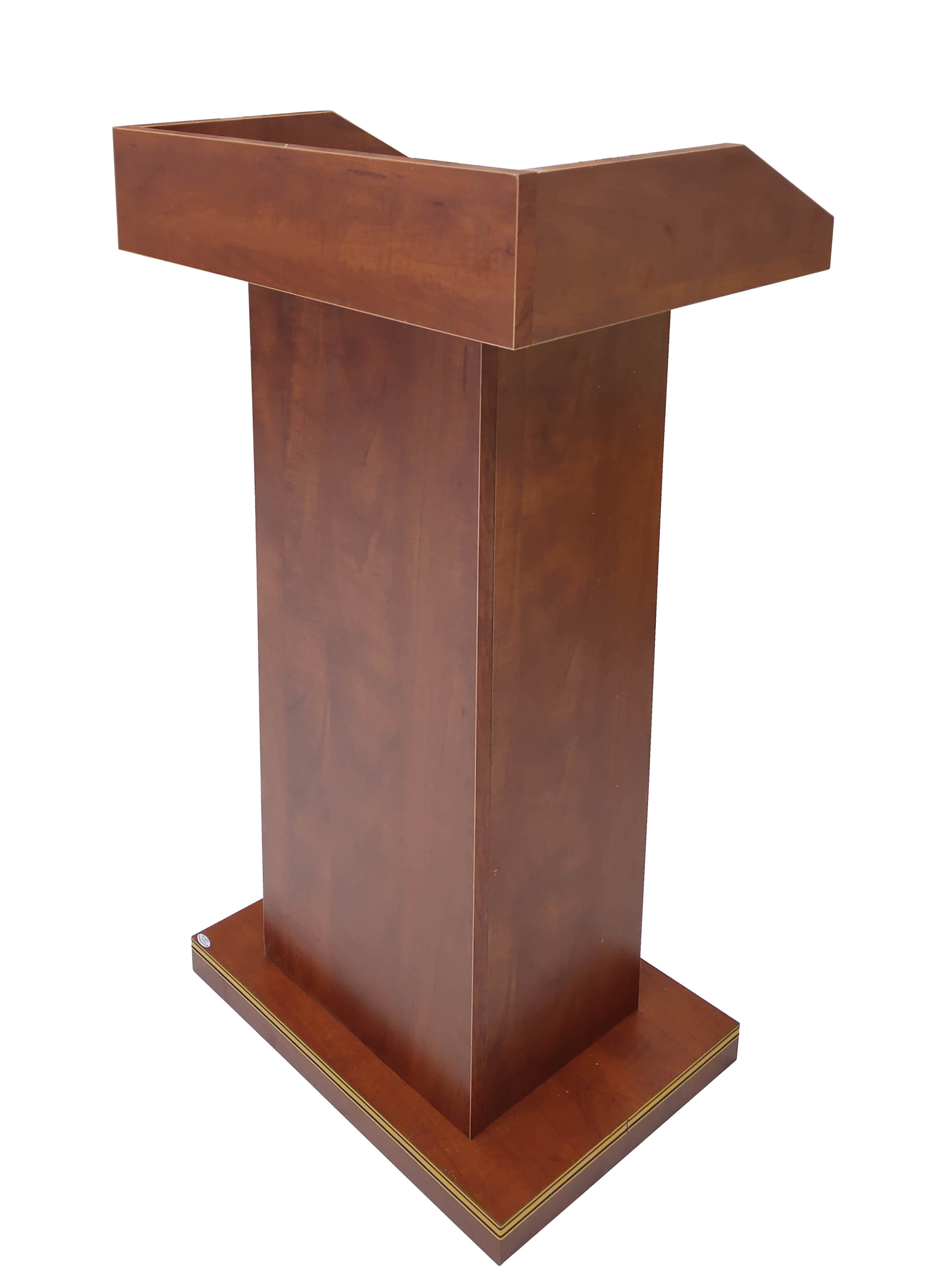 FixtureDisplays 22 x 15 x 43" Podium Wood Deluxe Reception Lectern ...