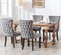 Mercer41 Demarco Luxury Velvet Upholstered Kitchen Dining Chairs ...