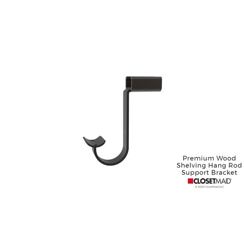 ClosetMaid Premium Wood Shelving Hang Rod Support Hook & Reviews | Wayfair