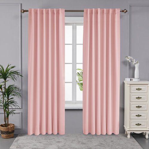 Pink Curtains and Drapes | Wayfair