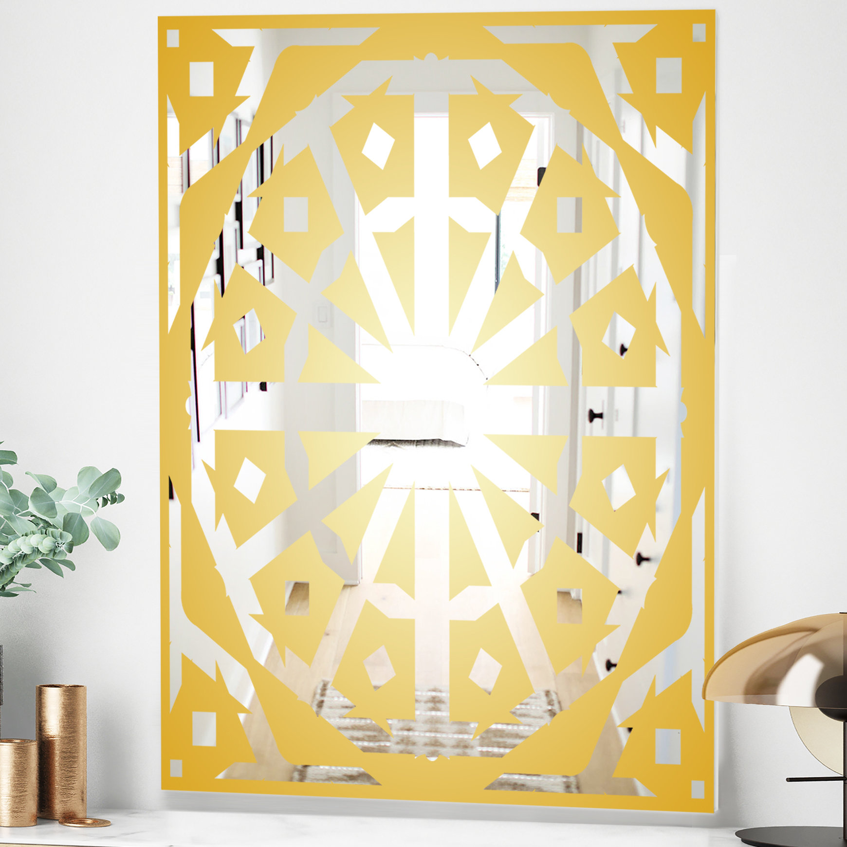 East Urban Home Capital Lively 9 Accent Mirror - Wayfair Canada