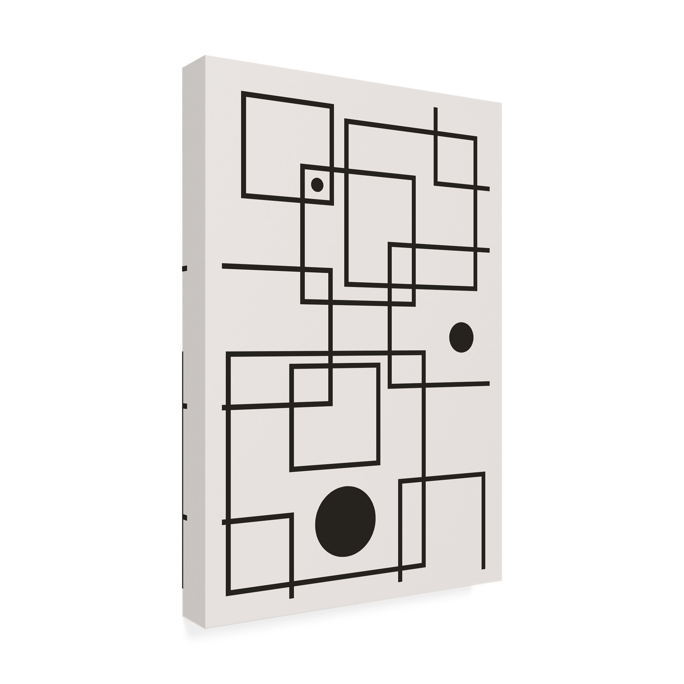 Wrought Studio™ Jay Stanley Minimal Shapes 4 On Canvas Print | Wayfair