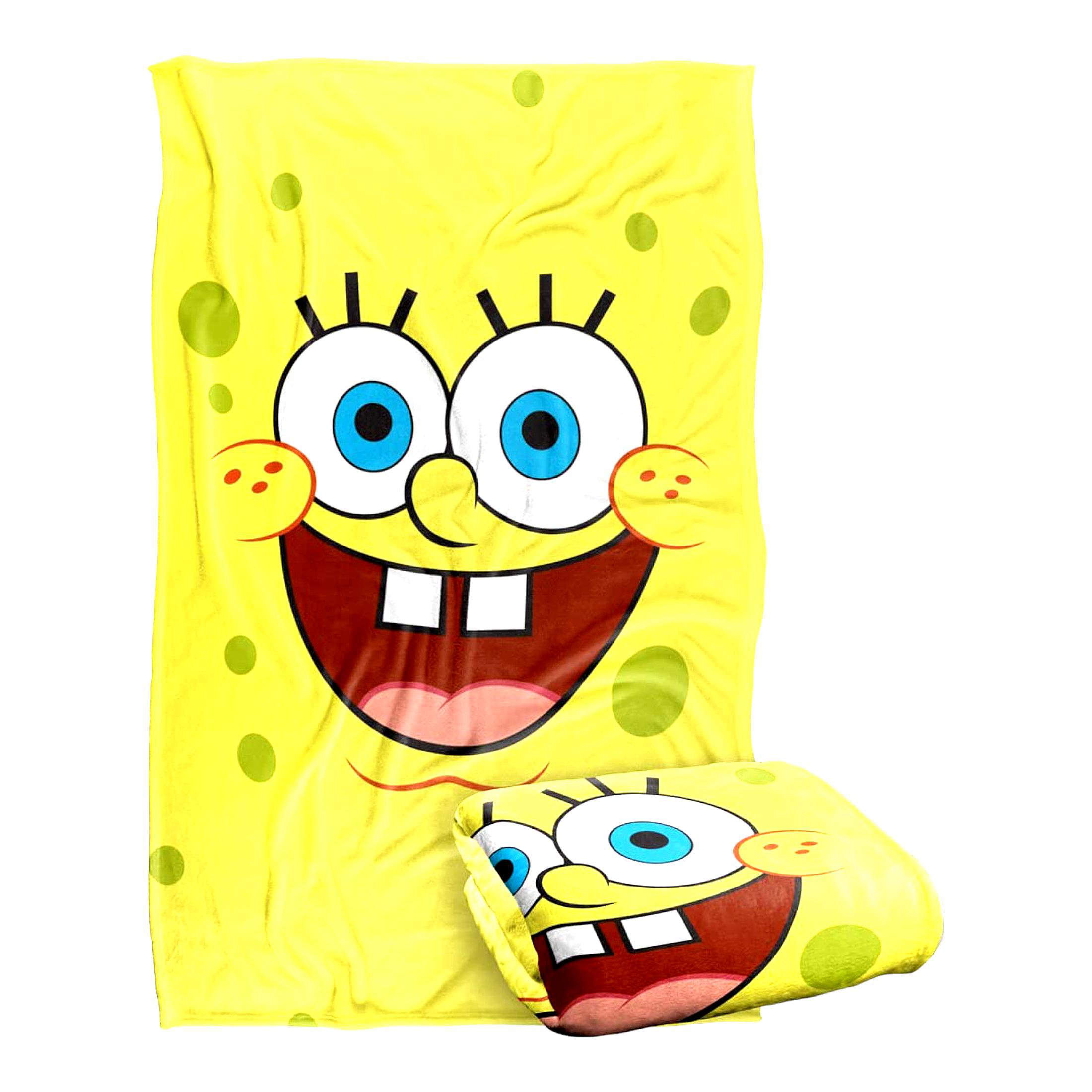 BRBCA Goofy Smile Spongebob Silky Soft Throw Blanket 36"x58" - Super ...