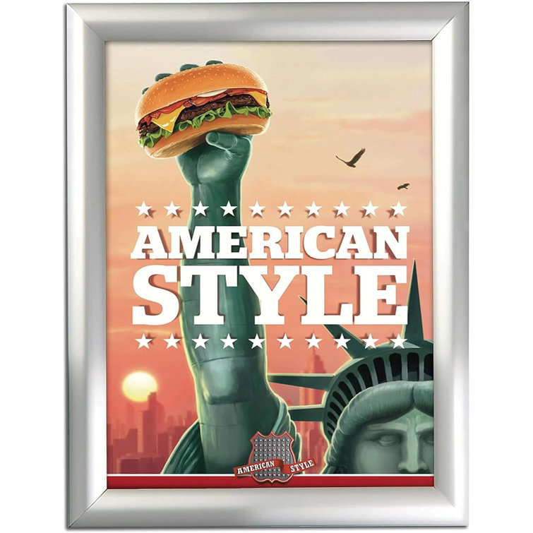 MT Displays Aluminum Security Snap Poster | Wayfair