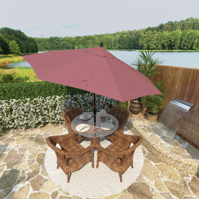 Freeport Park® Jeske 108'' Market Sunbrella Umbrella | Wayfair