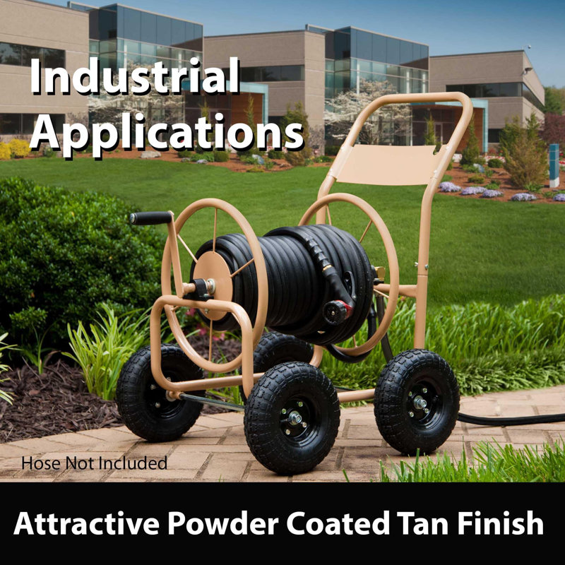Wendes Kem Metal Cart Hose Reel | Wayfair
