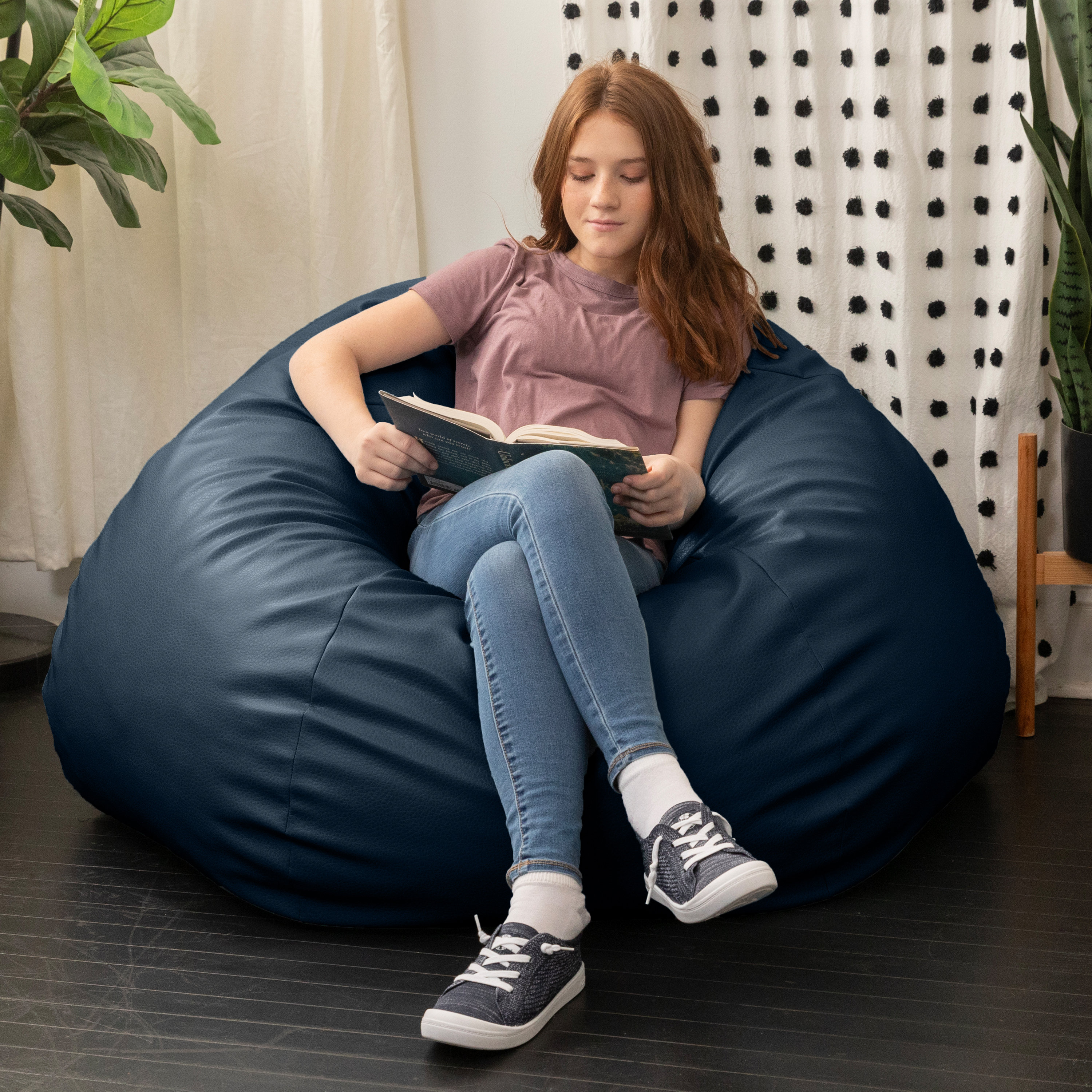 Trule Atrium Collection Pazi Pod, Designer Bean Bag Chair for Theaters ...
