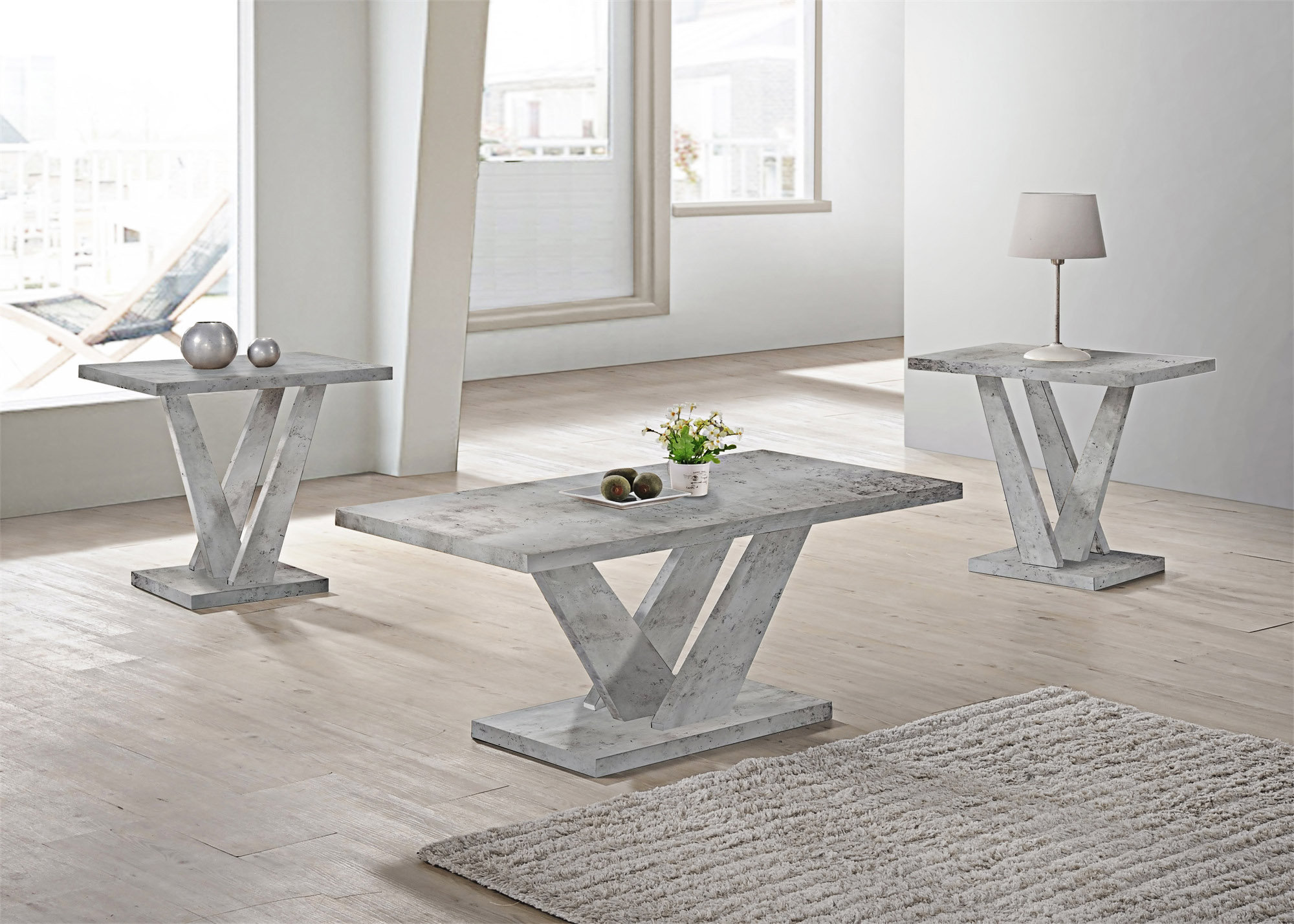 Ivy Bronx Coffee Table Set Coffee Table And End Tables | Wayfair