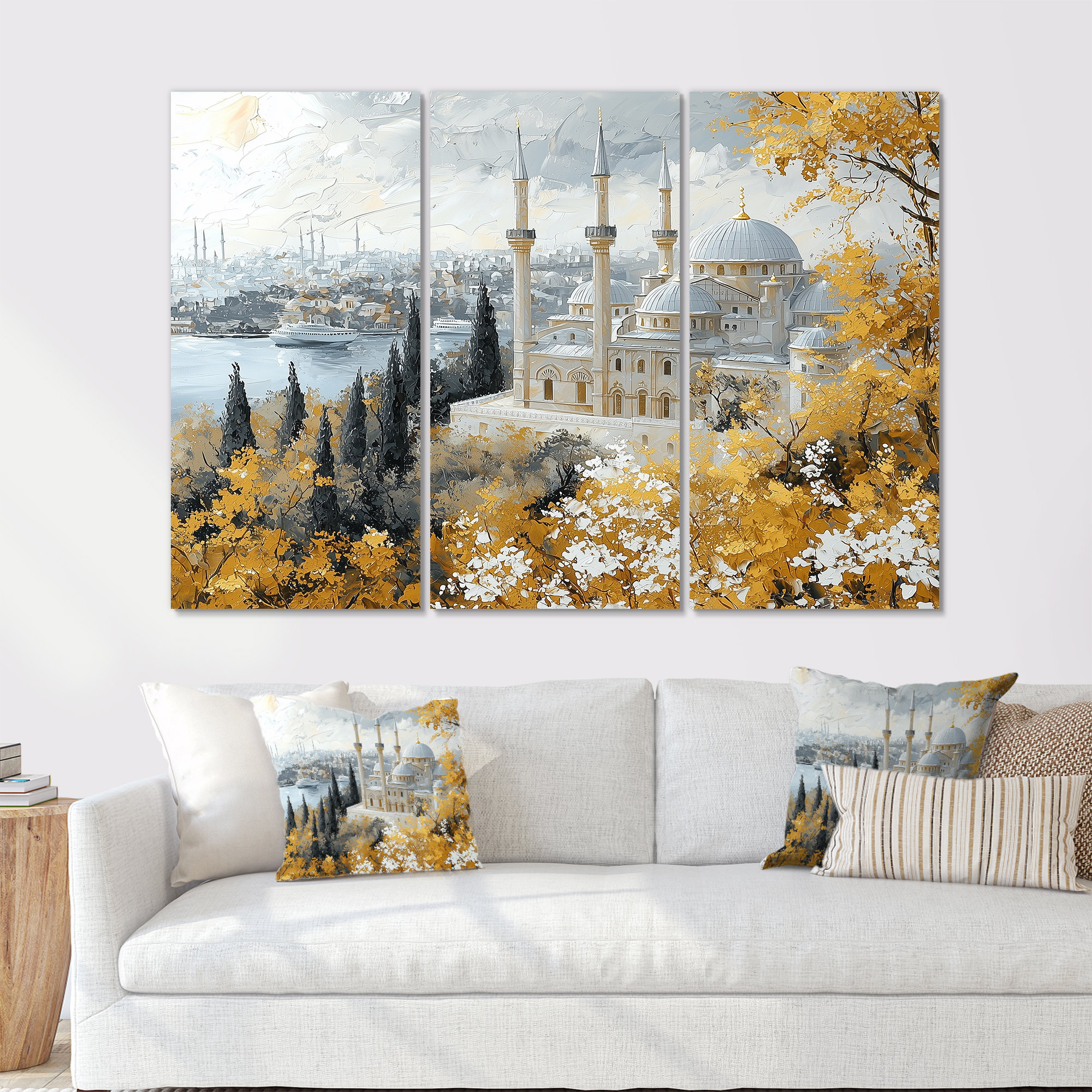 Lark Manor Gold Topkapi Palace Ii In Istanbul - Istanbul Wall Art Print Set - Wayfair Canada