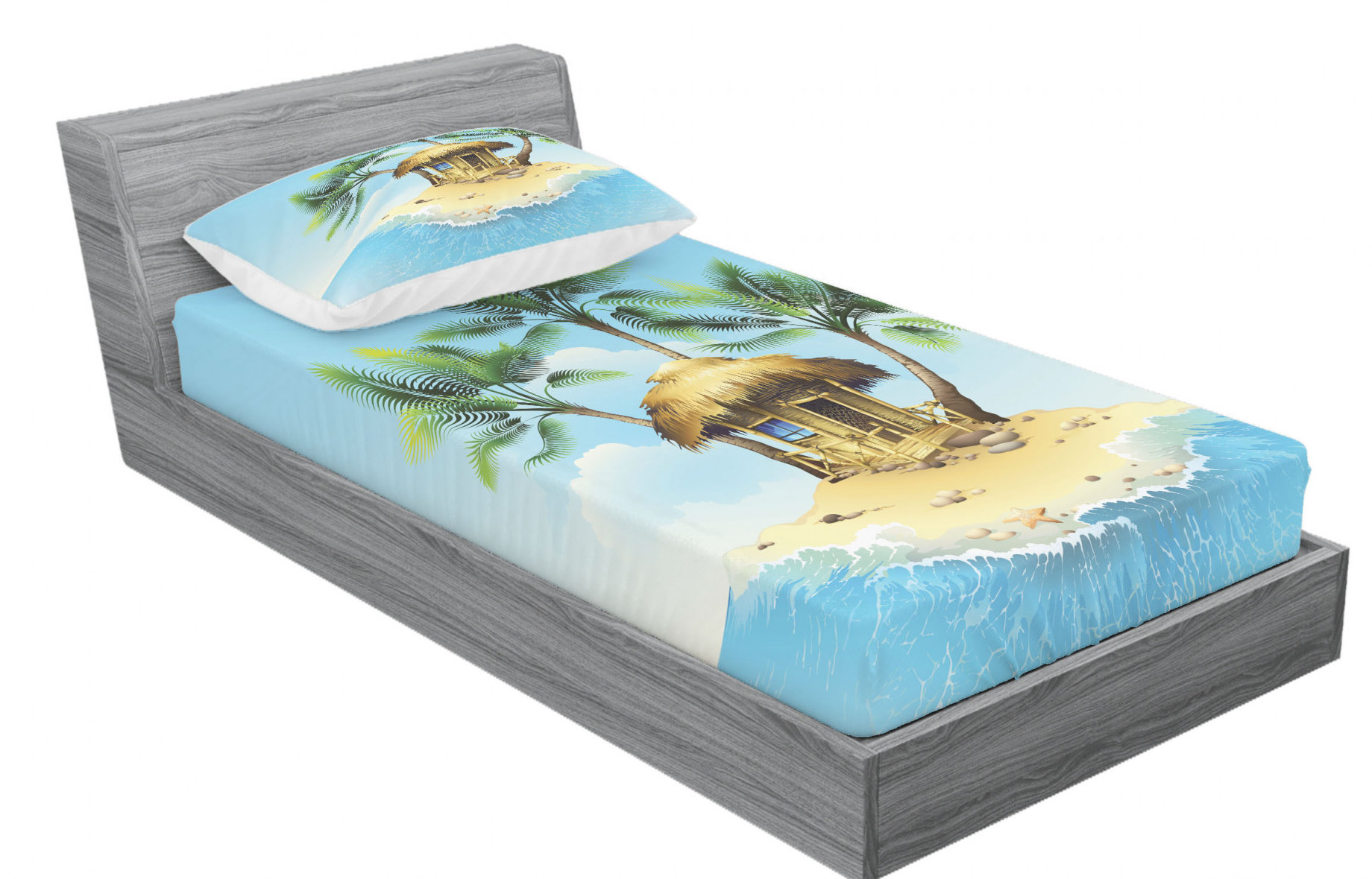Ambesonne Tropical Microfiber Sheet Set | Wayfair