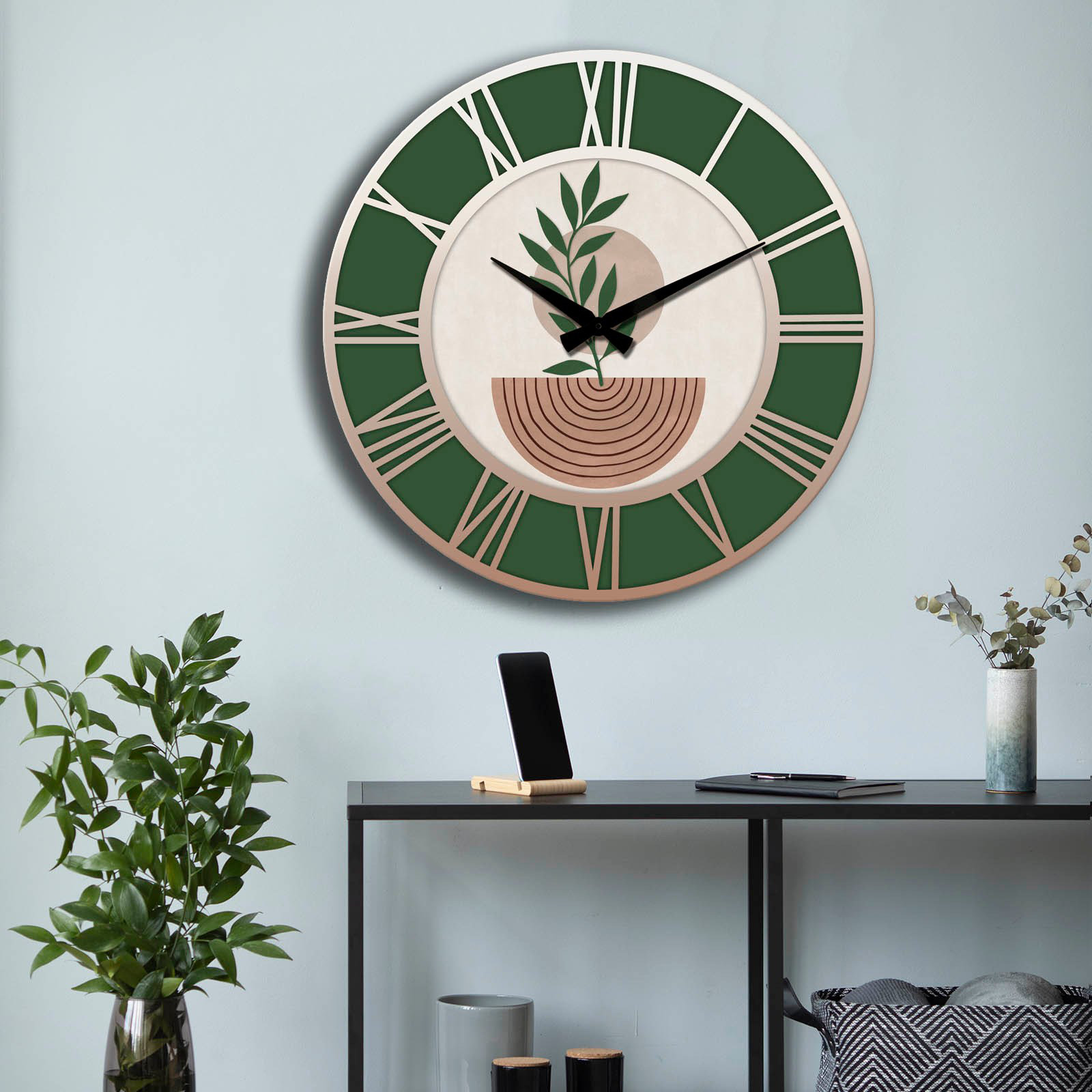 East Urban Home Decorative MDF Clock | Wayfair