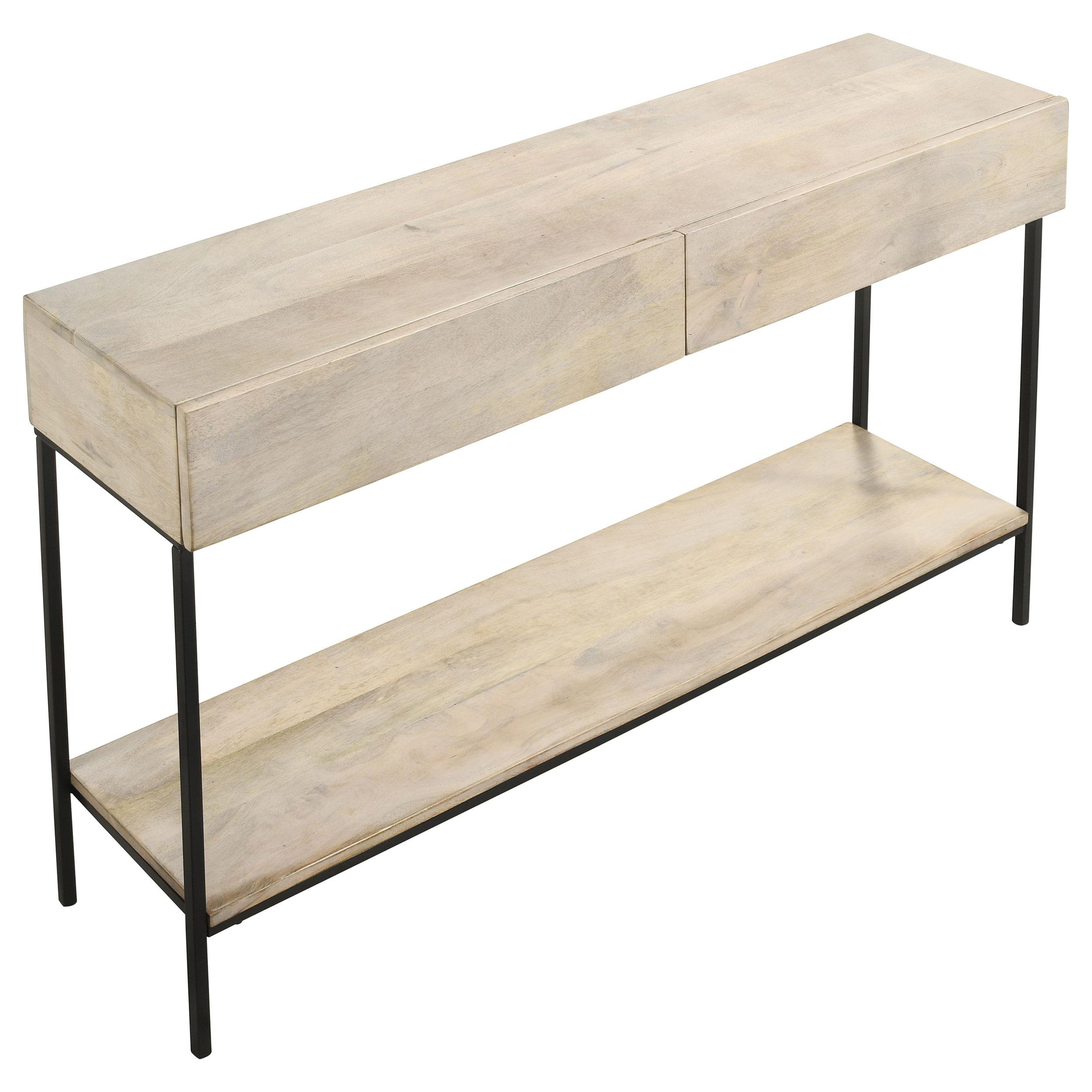 17 Stories Grand Aesthetic - Deckert 2-Drawer Wood Entryway Console ...