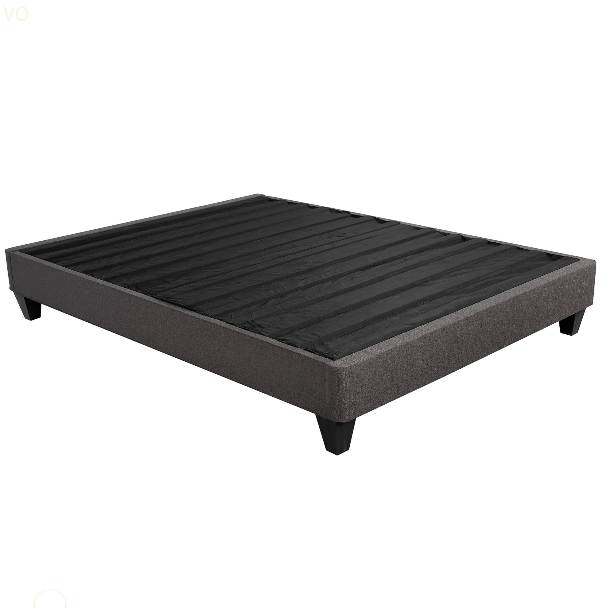 Latitude Run® Platform Bed Base, Upholstered Mattress Foundation Bed ...