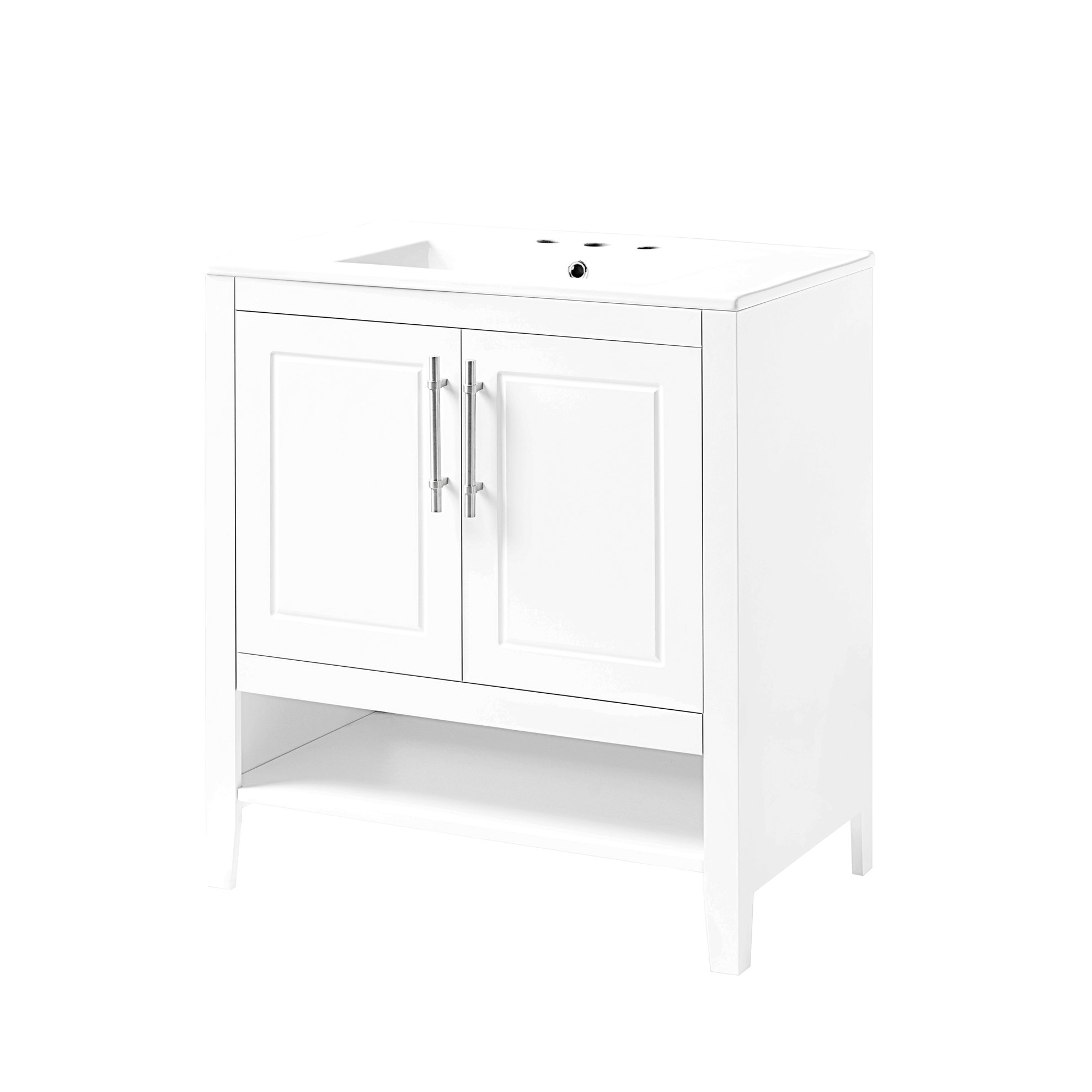 weixunguang 30" Bathroom Vanity With Sink, Multi-Functional Bathroom ...